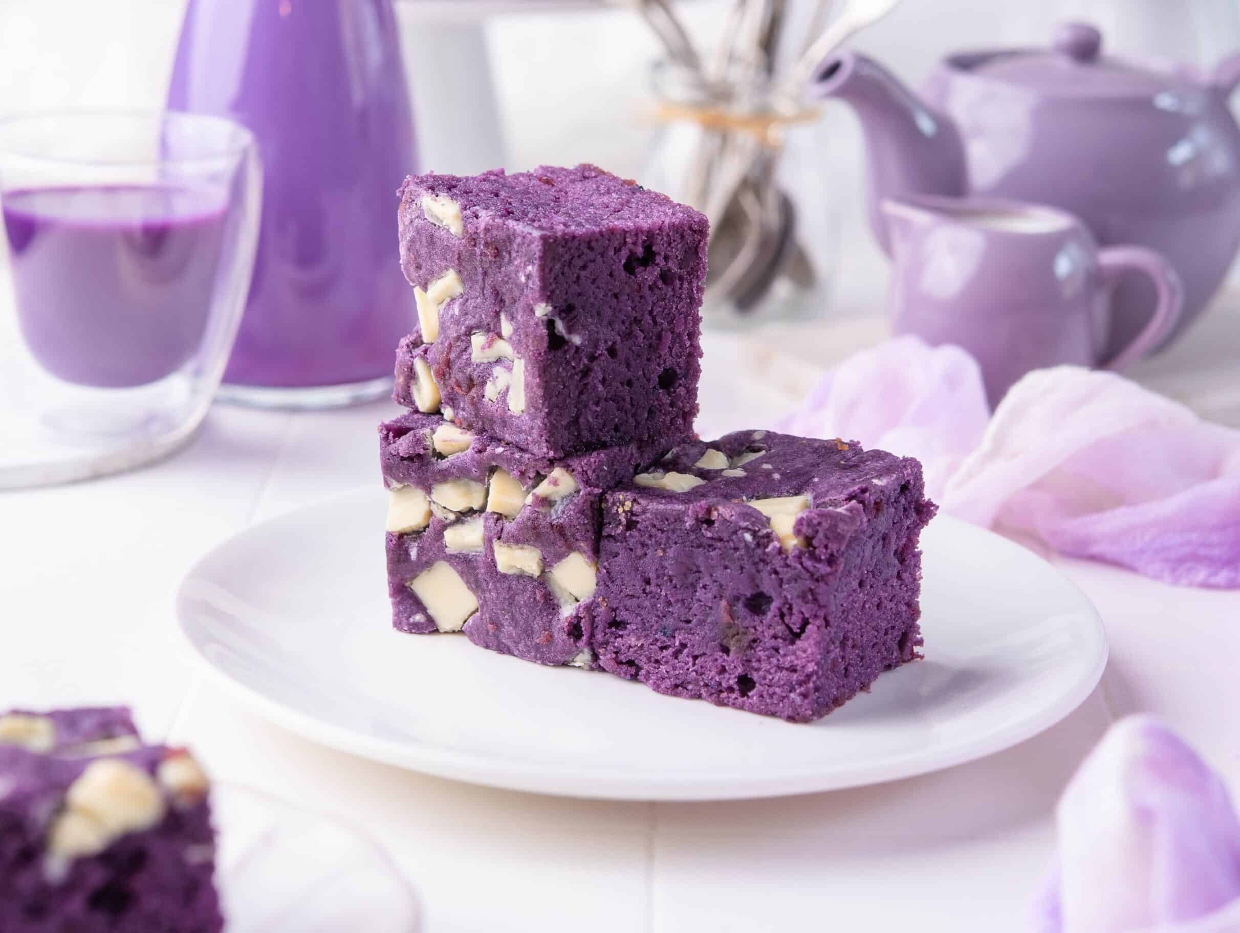 Ube Brownies